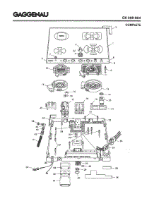 Gaggenau CK069-604 Parts | Diagrams & OEM Fast Ship