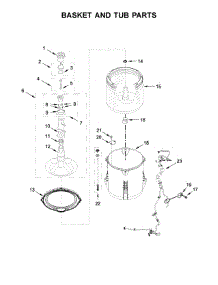 Whirlpool WET4027HW0 Washer Dryer Combo Parts | Diagrams & OEM Fast Ship