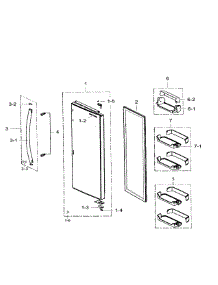 Samsung RS265TDRS/XAA-01 Refrigerator Parts | Diagrams & OEM Fast Ship