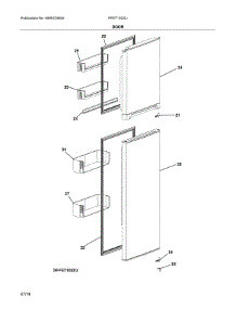 Frigidaire FFET1022UW Refrigerator Parts | Diagrams & OEM Fast Ship
