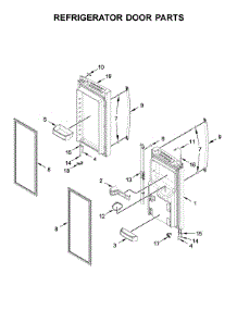 Whirlpool WRX735SDHZ01 Refrigerator Parts | Diagrams & OEM Fast Ship