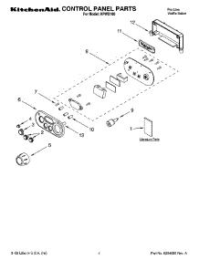 Kitchenaid KPWB100 Waffle Maker Parts | Diagrams & OEM Fast Ship