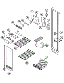 Magic Chef RC200TV Refrigerator Parts | Diagrams & OEM Fast Ship