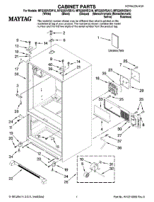 Maytag MFI2269VEM10 Refrigerator Parts | Diagrams & OEM Fast Ship