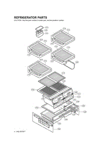 Lg LRFD25850ST / ASTCLGA Refrigerator Parts | Diagrams & OEM Fast Ship