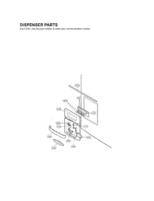 Lg LRFD25850ST / ASTCLGA Refrigerator Parts | Diagrams & OEM Fast Ship
