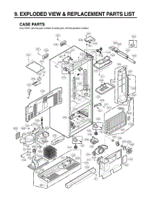 Lg LFX25950SW / ASWCLGA Refrigerator Parts | Diagrams & OEM Fast Ship