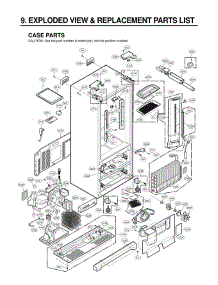Lg LMX25981ST / AST3GSC Refrigerator Parts | Diagrams & OEM Fast Ship