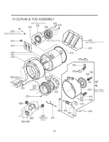 Lg WM1832CW / ABWEEUS Washer Parts | Diagrams & OEM Fast Ship