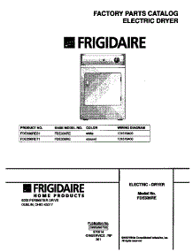 Frigidaire FDE336RES1 Dryer Parts | Diagrams & OEM Fast Ship