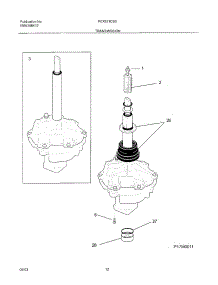 Frigidaire FEX831CS0 Washer Dryer Combo Parts | Diagrams & OEM Fast Ship