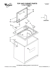 Whirlpool WTW58ESVW1 Washer Parts | Diagrams & OEM Fast Ship