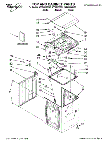 Whirlpool WTW6600SW2 Washer Parts | Diagrams & OEM Fast Ship