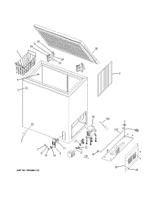 Ge FCM5DRAWH Freezer Parts | Diagrams & OEM Fast Ship