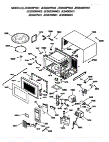 Ge JES933WN02 Microwave Parts | Diagrams & OEM Fast Ship