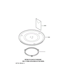 Ge JES739WJ02 Microwave Parts | Diagrams & OEM Fast Ship