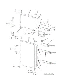 Ge GTS12BBPCRWW Refrigerator Parts | Diagrams & OEM Fast Ship