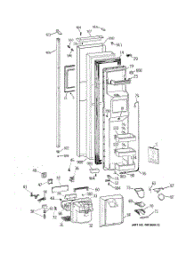 Ge TPS24BPCGBS Refrigerator Parts | Diagrams & OEM Fast Ship