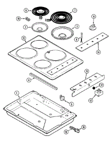 Magic Chef 8610PV Cooktop Parts | Diagrams & OEM Fast Ship