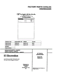 Frigidaire FDB510LCS0 Dishwasher Parts | Diagrams & OEM Fast Ship