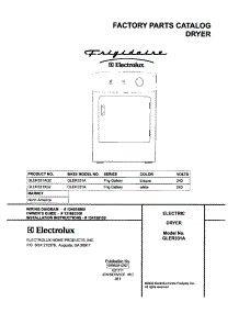 Frigidaire GLER331AS2 Dryer Parts | Diagrams & OEM Fast Ship