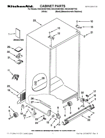 Kitchenaid KSC24C8EYY02 / Refrigerator Parts | Diagrams & OEM Fast Ship