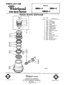 Whirlpool SMD603 / Parts | Diagrams & OEM Fast Ship