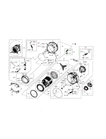 Samsung WF42H5200AF/A2 / 0000 Washer Parts | Diagrams & OEM Fast Ship