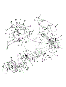 Hechinger 06-984983 / 1992 Self-Propelled Walk-Behind Mower Parts ...
