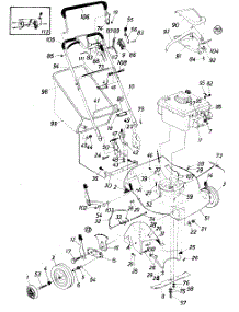 Hechinger 126-364-372 Self-Propelled Walk-Behind Mower Parts | Diagrams ...