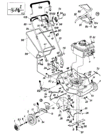 Hechinger 364 Self-Propelled Walk-Behind Mower Parts | Diagrams & OEM ...