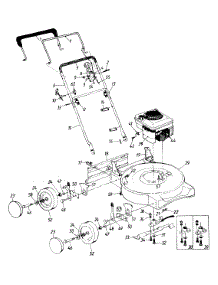 Lawnflite 113-092A304 / 1993 Push Walk-Behind Mower Parts | Diagrams ...