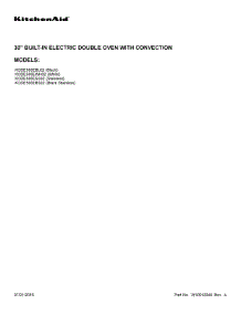 Kitchenaid KODE500ESS02 Range Parts | Diagrams & OEM Fast Ship