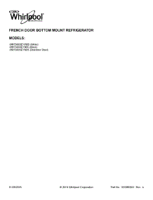 Whirlpool WRF560SEYM05 Refrigerator Parts | Diagrams & OEM Fast Ship