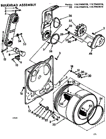 Sears 11077450610 Dryer Parts | Diagrams & OEM Fast Ship