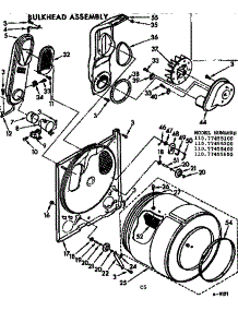 Sears 11077455100 Dryer Parts | Diagrams & OEM Fast Ship