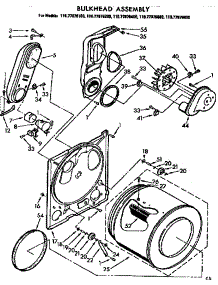 Sears 11077876100 Dryer Parts | Diagrams & OEM Fast Ship