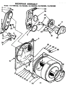 Sears 11077884600 Dryer Parts | Diagrams & OEM Fast Ship