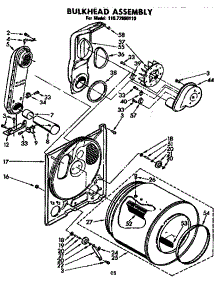 Sears 11077950110 Dryer Parts | Diagrams & OEM Fast Ship