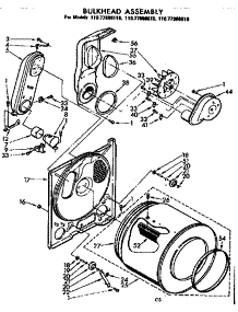 Sears 11077960610 Dryer Parts | Diagrams & OEM Fast Ship