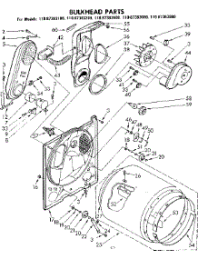 Sears 11087383400 Dryer Parts | Diagrams & OEM Fast Ship