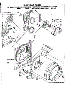 Sears 11087570800 Dryer Parts | Diagrams & OEM Fast Ship