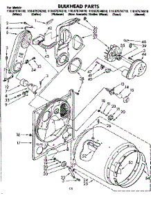 Sears 11087574210 Dryer Parts | Diagrams & OEM Fast Ship