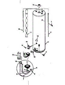 Kenmore 153334472 Gas Water Heater Parts | Diagrams & OEM Fast Ship