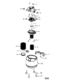 Craftsman 338179200 Wet/Dry Vacuum Parts | Diagrams & OEM Fast Ship