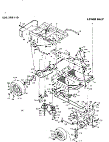 Craftsman 502256119 Front-Engine Lawn Tractor Parts | Diagrams & OEM ...