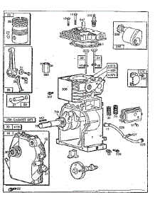 Briggs & Stratton 80212 (1863-01 - 1863-01) Lawn & Garden Engine Parts ...