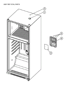Criterion CTMR208WD1W Top-Mount Refrigerator Parts | Diagrams & OEM ...
