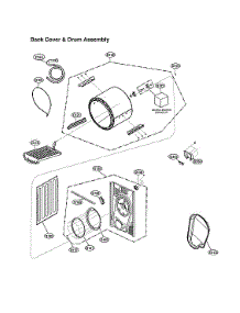 Lg DLHC1455V/00 Dryer Parts | Diagrams & OEM Fast Ship