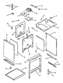 Modern Maid FDU2492B-P1130630NB Electric Range Parts | Diagrams & OEM ...